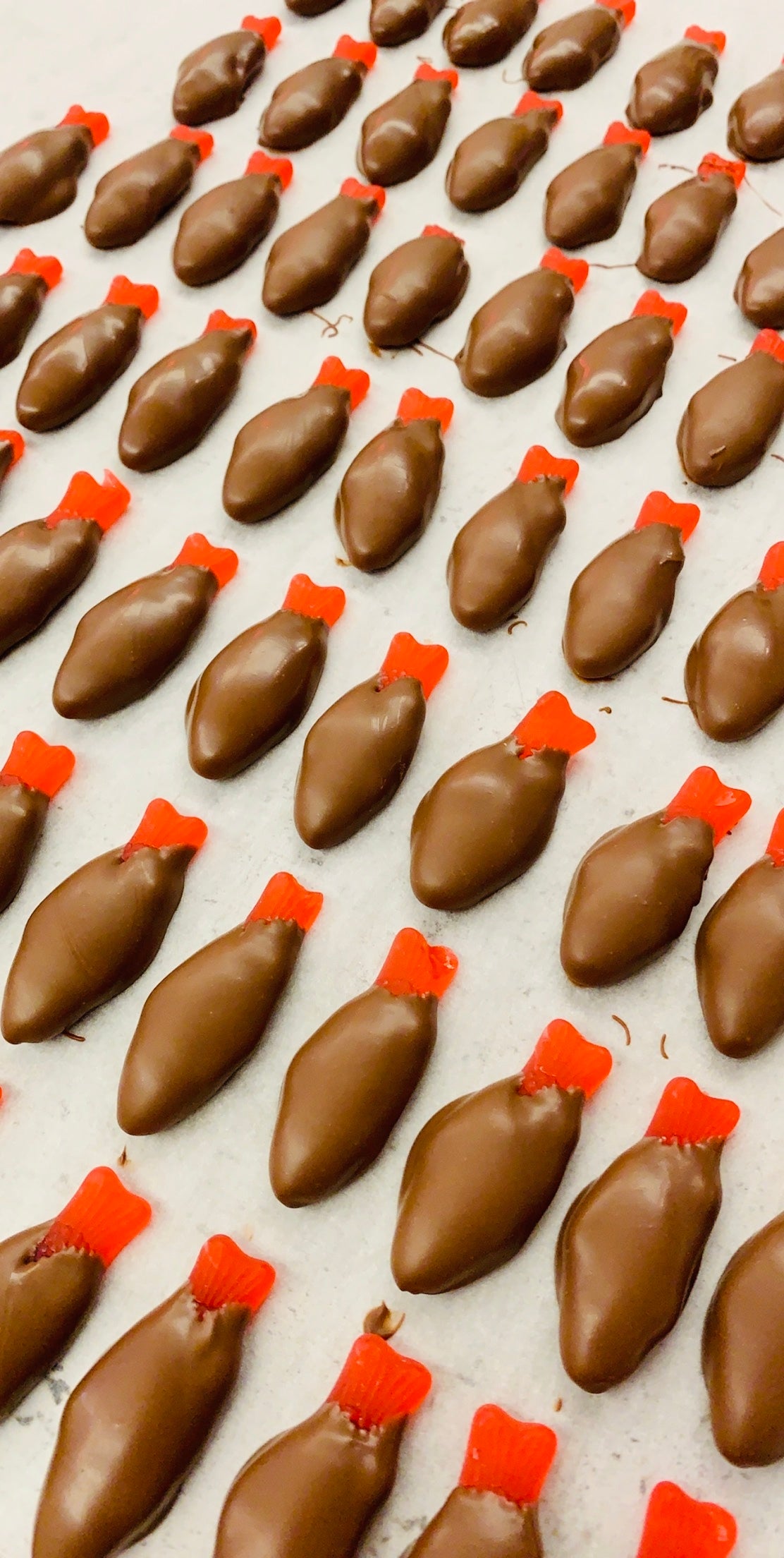 Chocolate Dipped Swedish Fish | Ultimate Confections Chocolates