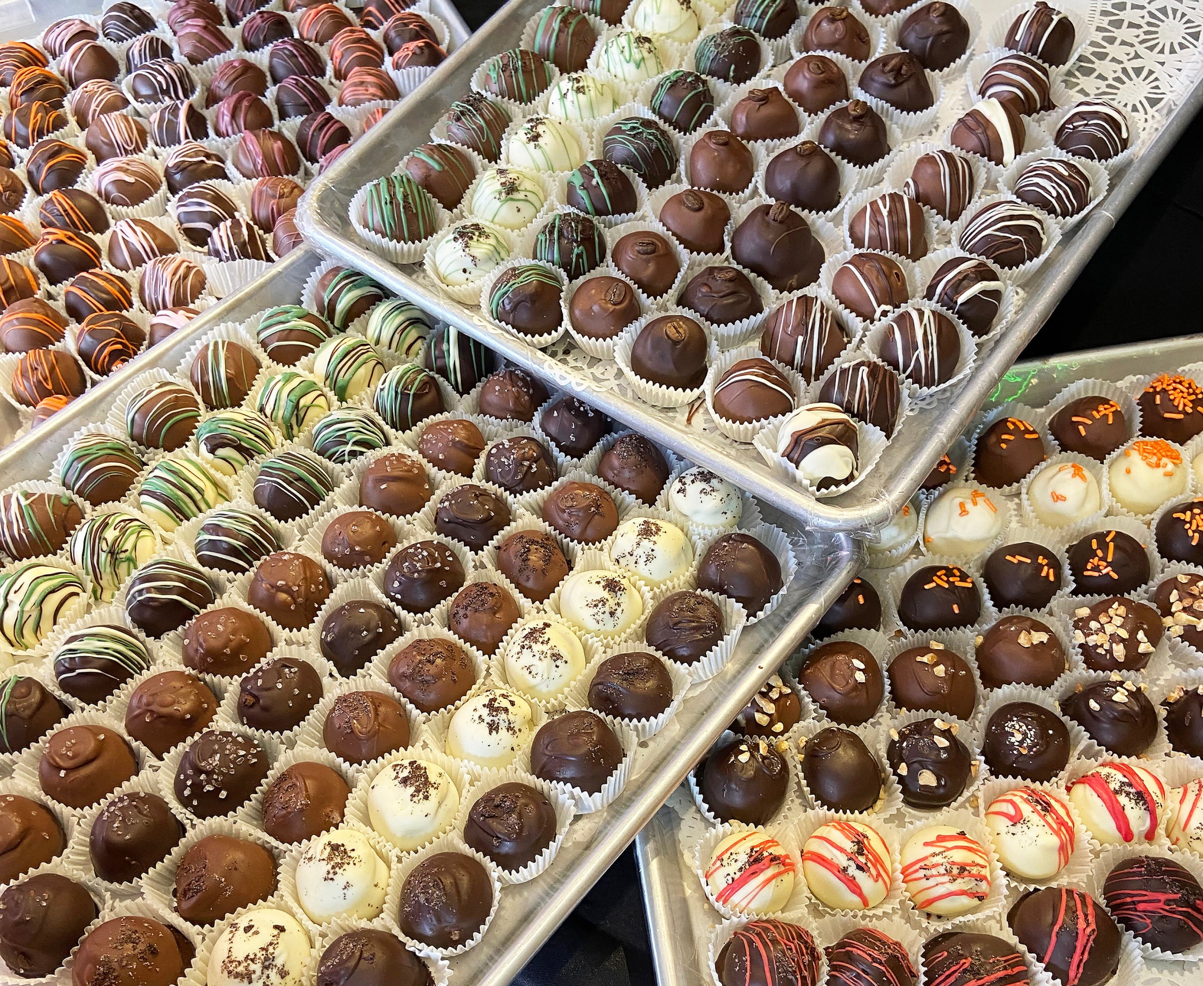 Gold Truffle Favor Boxes | Ultimate Confections Chocolates